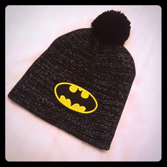 DC Comics | Accessories | Dc Comics Batman Sparkly Knitted Beanie ...